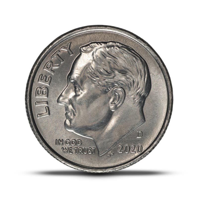 USA one dime, 2020 stock photo. Image of money, shadow - 216045142