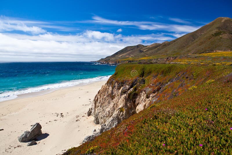 USA - Pacific Coast Highway One Stock Photo - Image of surf, arches ...