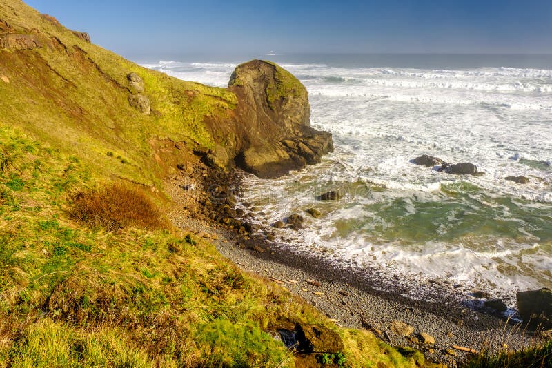 USA Pacific Coast Landscape, Oregon Stock Photo - Image of water ...