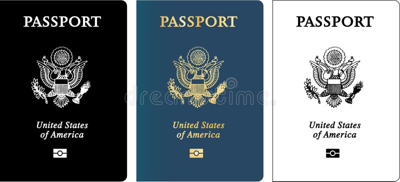 USA passports stock illustration. Illustration of tourism - 391769773