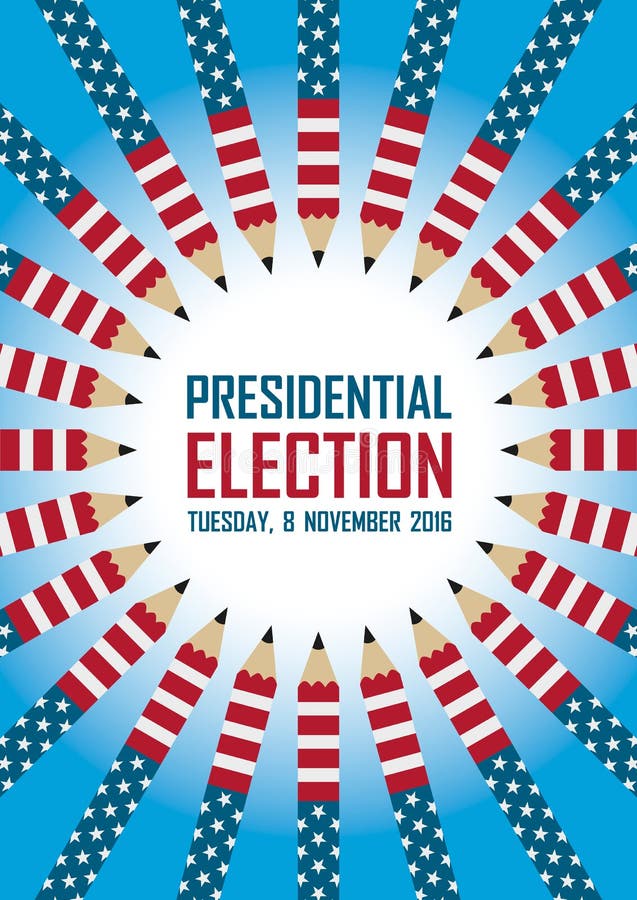 2016 USA Presidential Election Campaign. Stock Vector - Illustration of ...