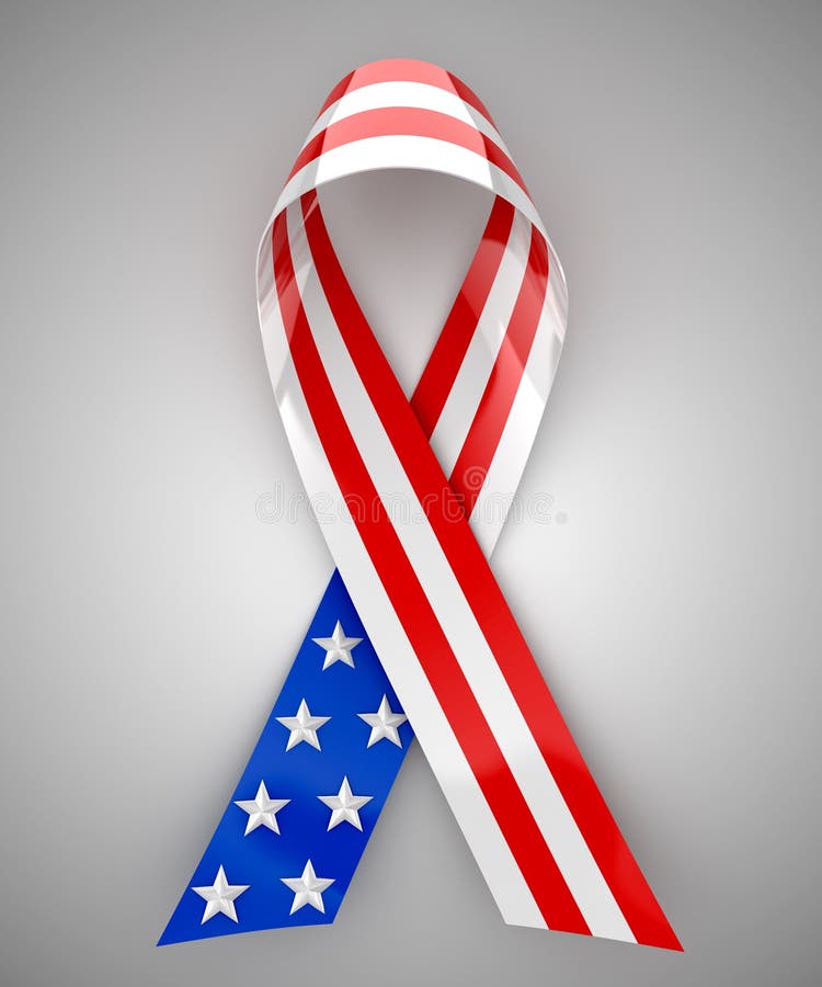 USA ribbon stock illustration. Illustration of veteran - 92674786