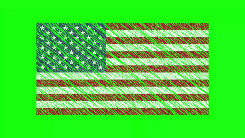 Animation Variations of a Letter on Green Screen Stock Video - Video of ...