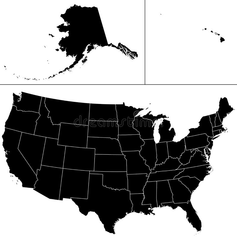 USA shape stock vector. Illustration of america, abstract - 11207092