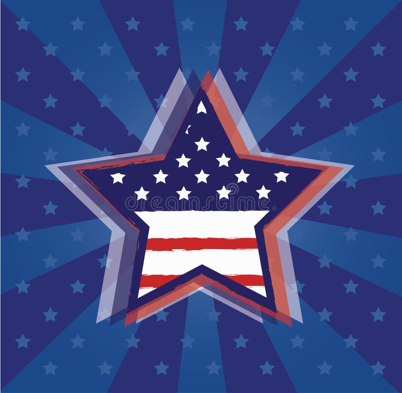 USA star stock vector. Illustration of states, frame - 31492304