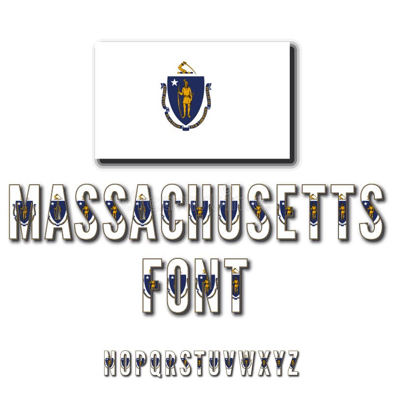 USA state font stock vector. Illustration of celebrate - 81928011