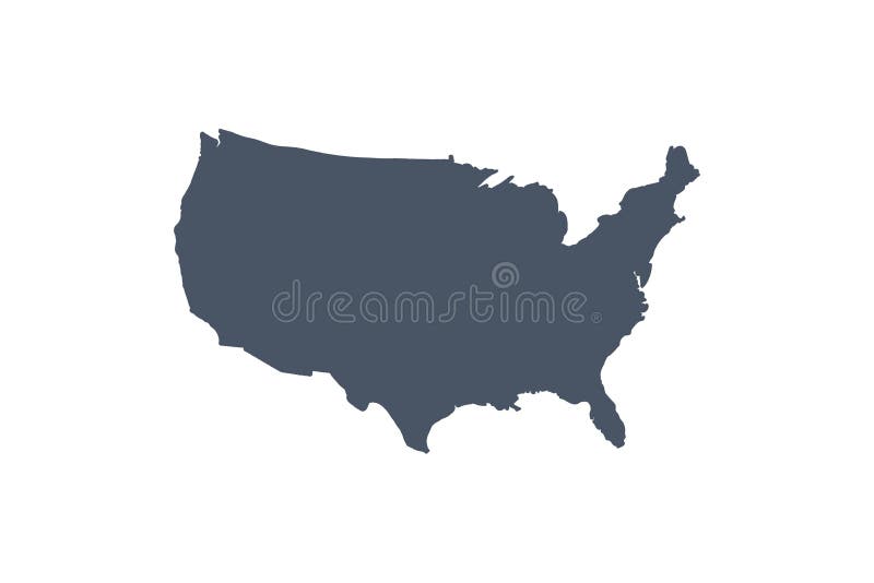 USA states map stock illustration. Illustration of american - 177212740