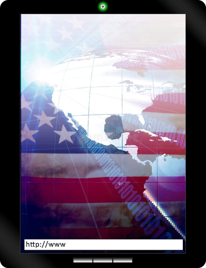 USA Tablet PC Notebook stock photo. Image of digital - 22549488