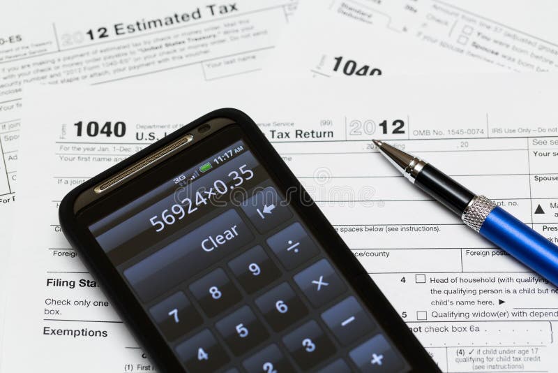 Tax Return Taxes File editorial stock photo. Image of desk - 32096793