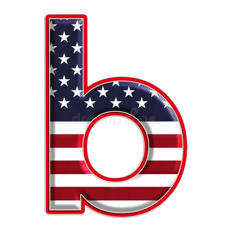 Letter B American Flag Stock Illustrations – 31 Letter B American Flag ...