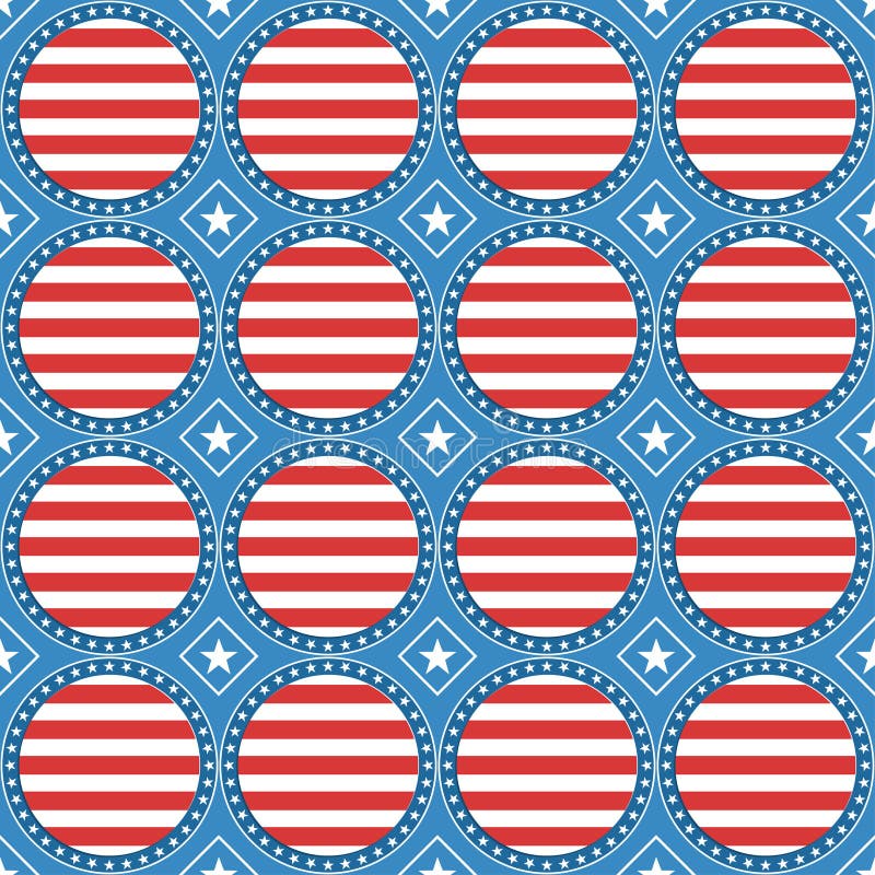 USA theme pattern stock vector. Illustration of american - 41062177