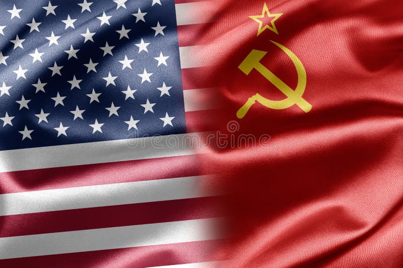 USA and USSR stock illustration. Illustration of america - 28584943