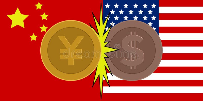 Usa Vs China Trade War Stock Vector Illustration Of Concept 152682630