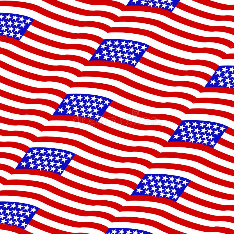 Usa Wavy Flag Landscape Background Stock Illustrations – 14 Usa Wavy ...