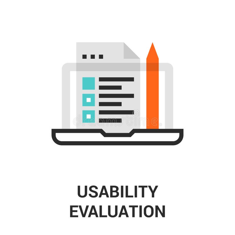 Usability evaluation icon stock vector. Illustration of checklist ... Usability evaluation icon stock vector. Illustration of checklist ...