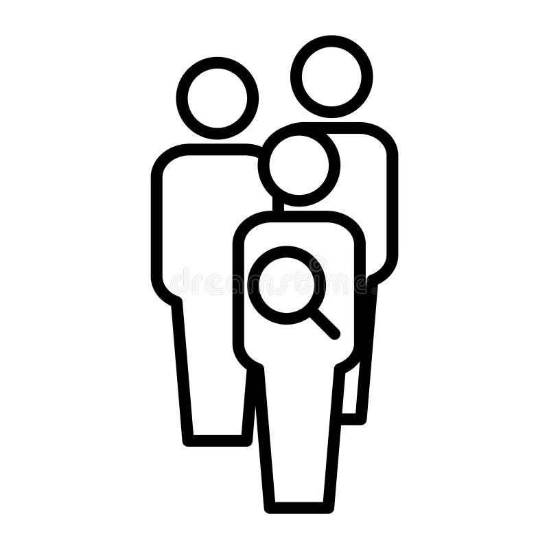 Researchers Icon, Vector Illustration Stock Vector - Illustration of ...