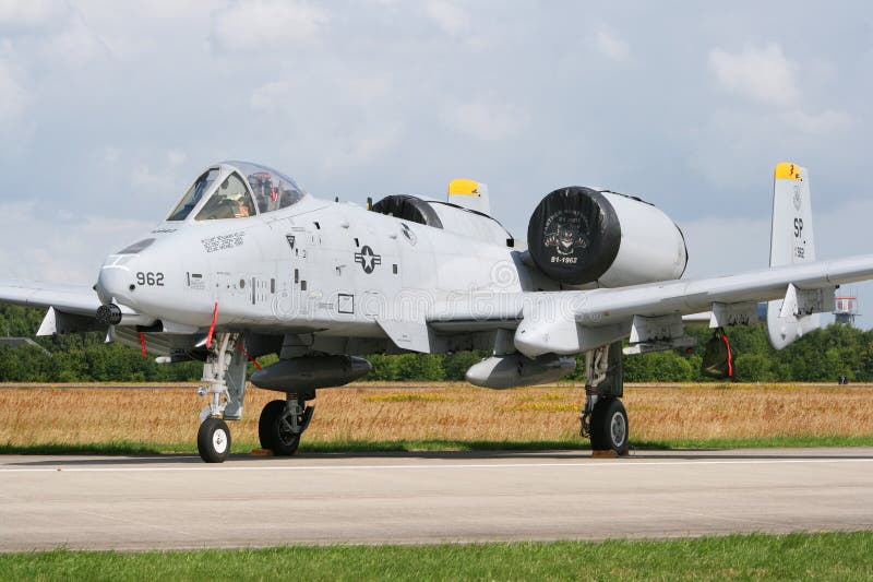 A-10 Tank Killer stock photo. Image of killing, airplane - 129370