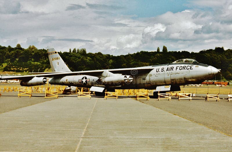 USAF Boeing B-47E 51-7066 CN 450609 . Editorial Stock Photo - Image of ...