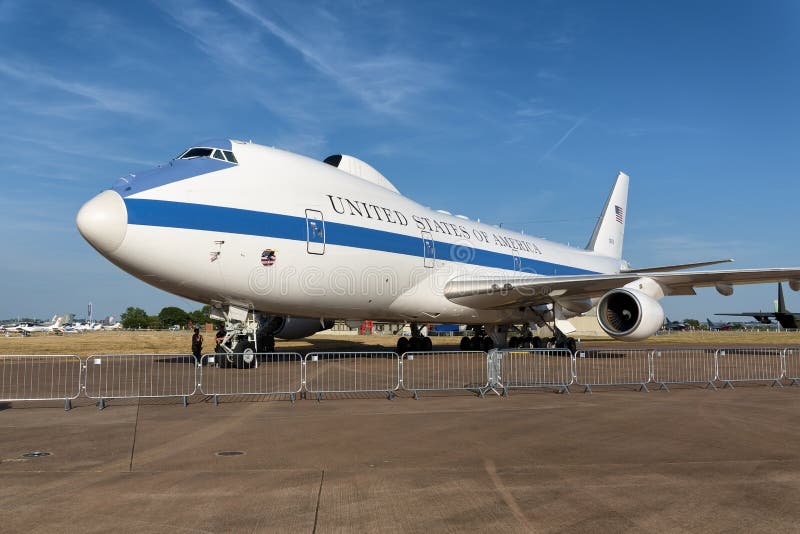 USAF Boeing E-4B Advanced Airborne Command Post Editorial Photo - Image ...