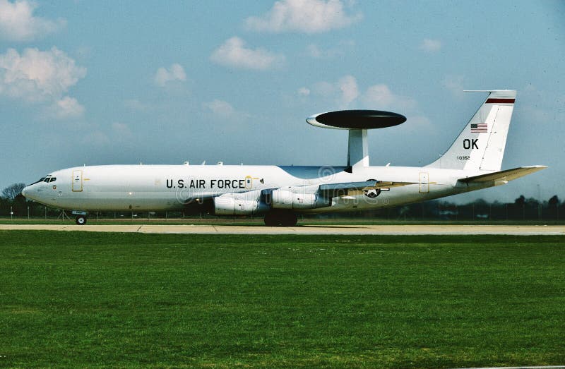 USAF Boeing E-3B Sentry 77-0352 CN 21562 LN 931 Editorial Photo - Image ...