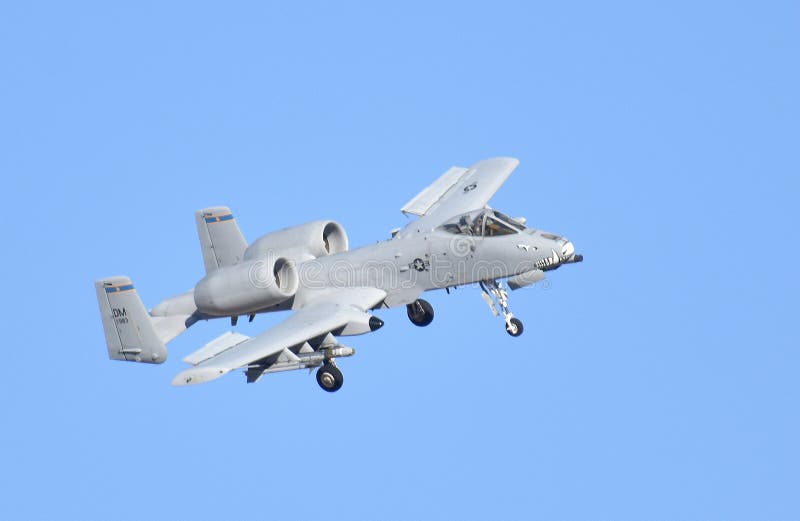 USAF a-10 Thunderbolt II editorial image. Image of airshow - 283870575