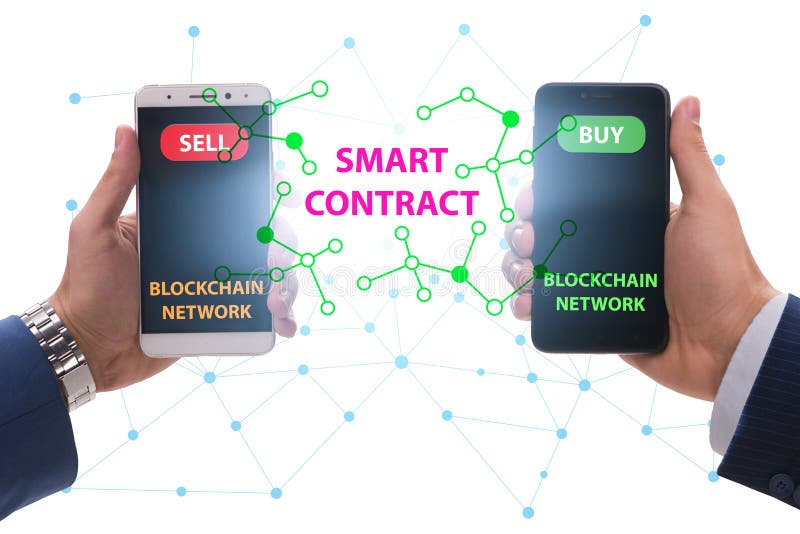 How Smart Contracts Work Infographic Stock Photo - Image of agreements ...