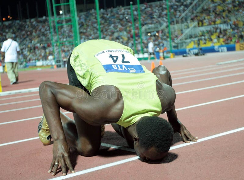 Usain Bolt at 100m Start Line at Rio2016 Olympics Editorial Photography ...