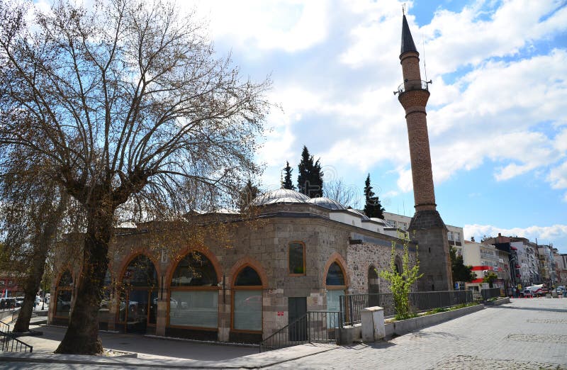 Usak Great Mosque editorial stock image. Image of landmark - 272218579
