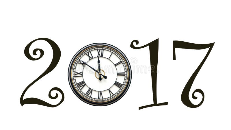 2017 Usando El Reloj Para Cero Foto de archivo - Imagen de cuenta ...