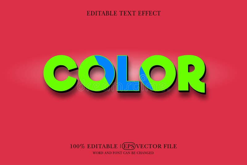 Usando Esta Plantilla De Efectos De Texto Editable, Crear Texto 3d ...