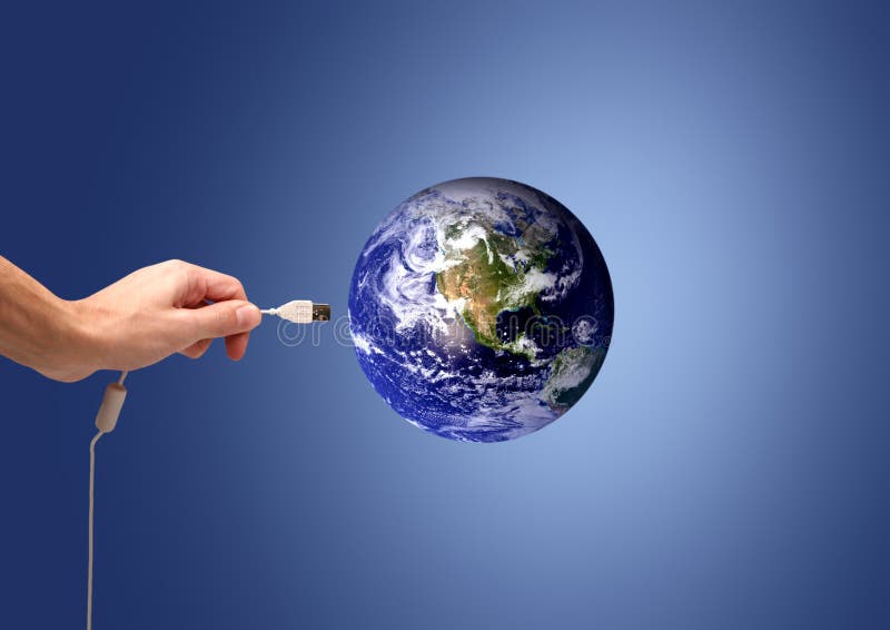 Usb stock photo. Image of earth, planet, technology, globe - 7052806