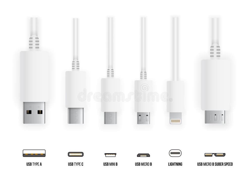 Usb B Stock Illustrations – 281 Usb B Stock Illustrations, Vectors ...