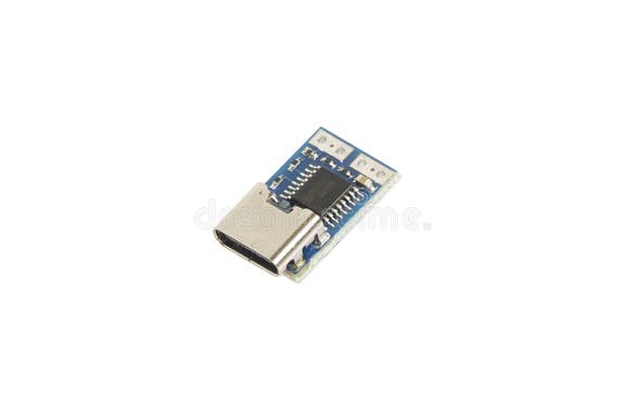 USB-C PD Trigger Module Isolated on White Background Stock Photo ...