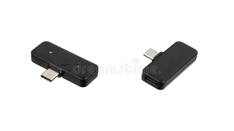 USB-C Receiver for Wireless Mic System Stock Illustration ...