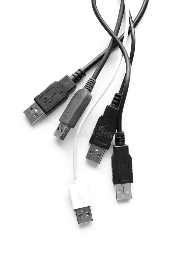 USB cable 2 stock image. Image of hardware, information - 15476071