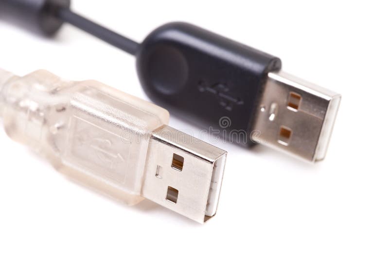 USB cable plugs stock photo. Image of data, abstract, perspective - 456468