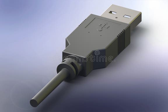 Connecting Cable Usb Stock Illustrations – 436 Connecting Cable Usb ...