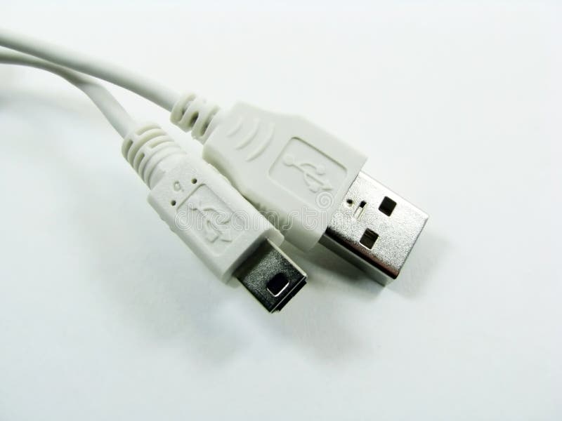 Usb cable stock photo. Image of gadget, white, computers - 5773728