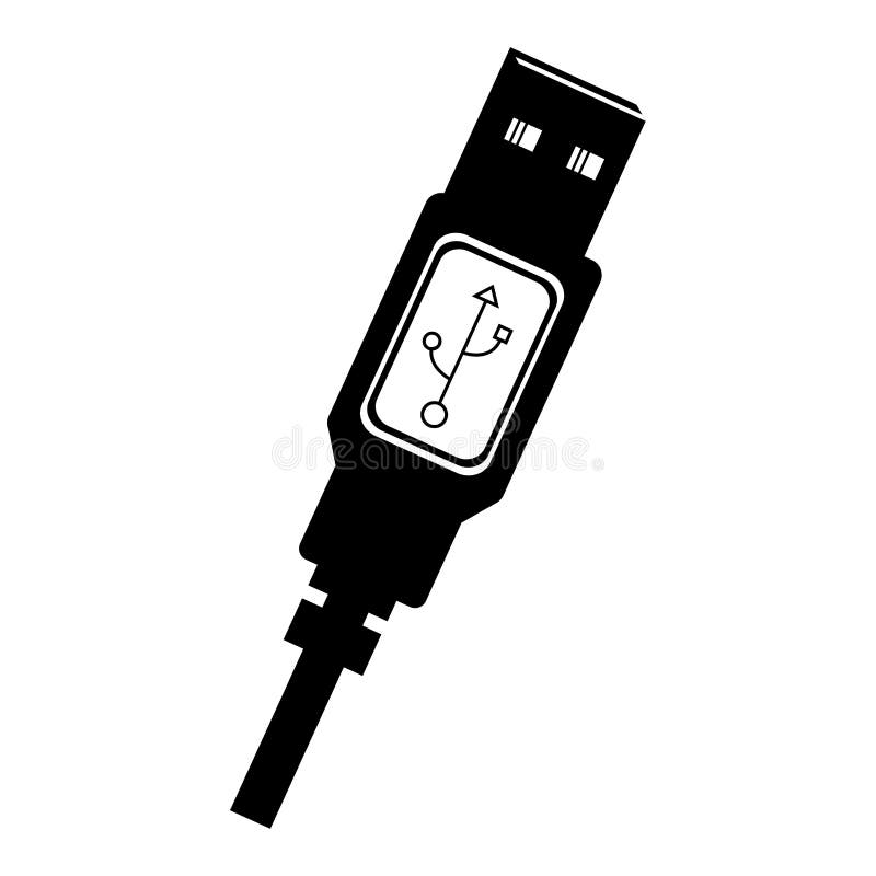 Usb cable icon image stock vector. Illustration of icon - 79520656