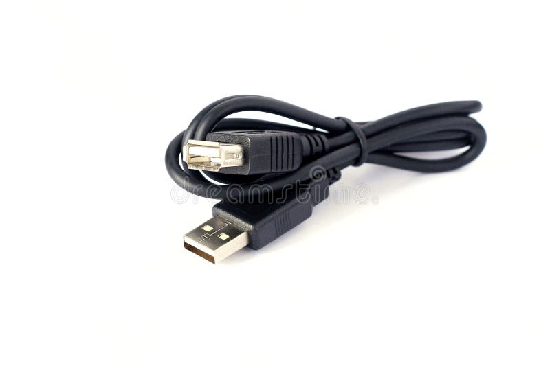 USB cable stock photo. Image of single, line, computer - 30150712