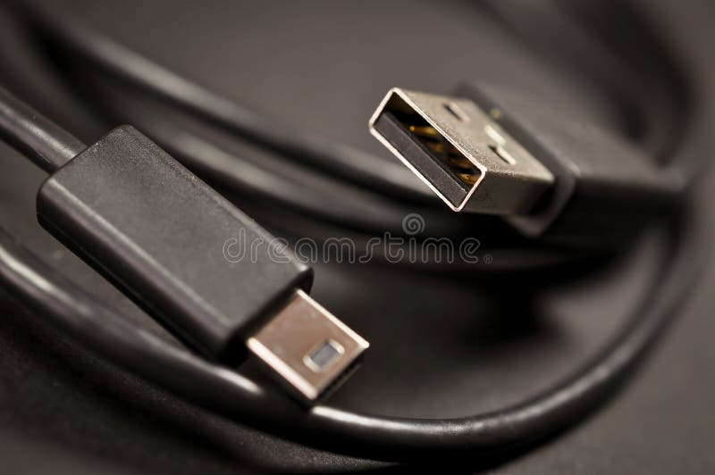 USB Cable stock image. Image of background, device, computer - 37968713