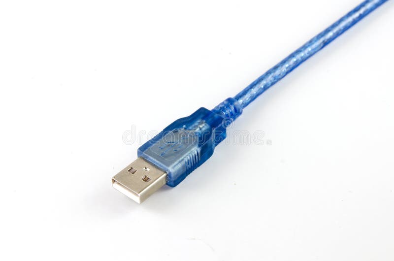 USB Cable Plug isolated stock photo. Image of cable, electronics - 51515462
