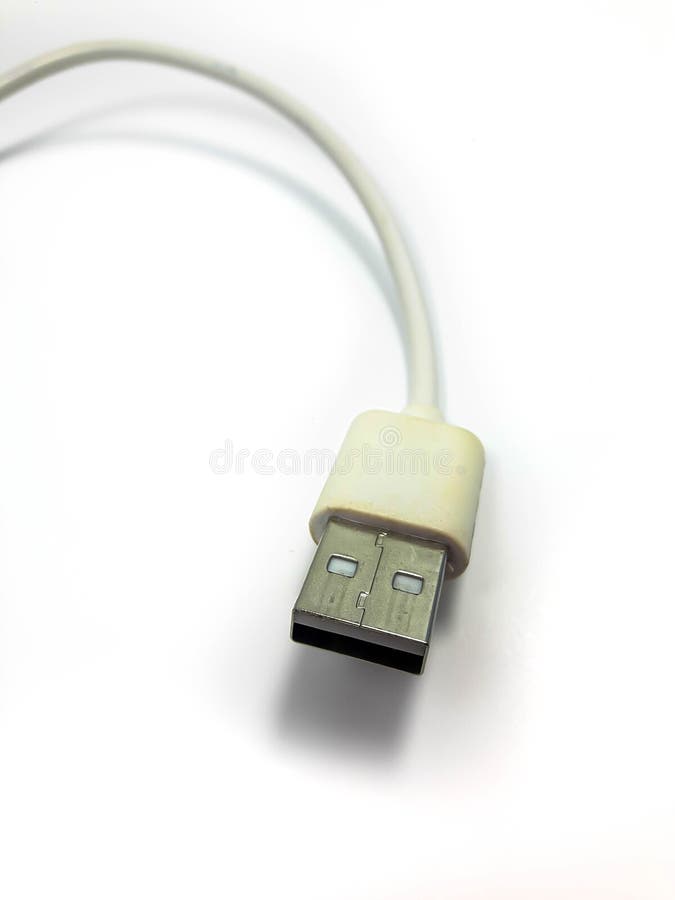 USB cable stock image. Image of connection, black, line - 88250807