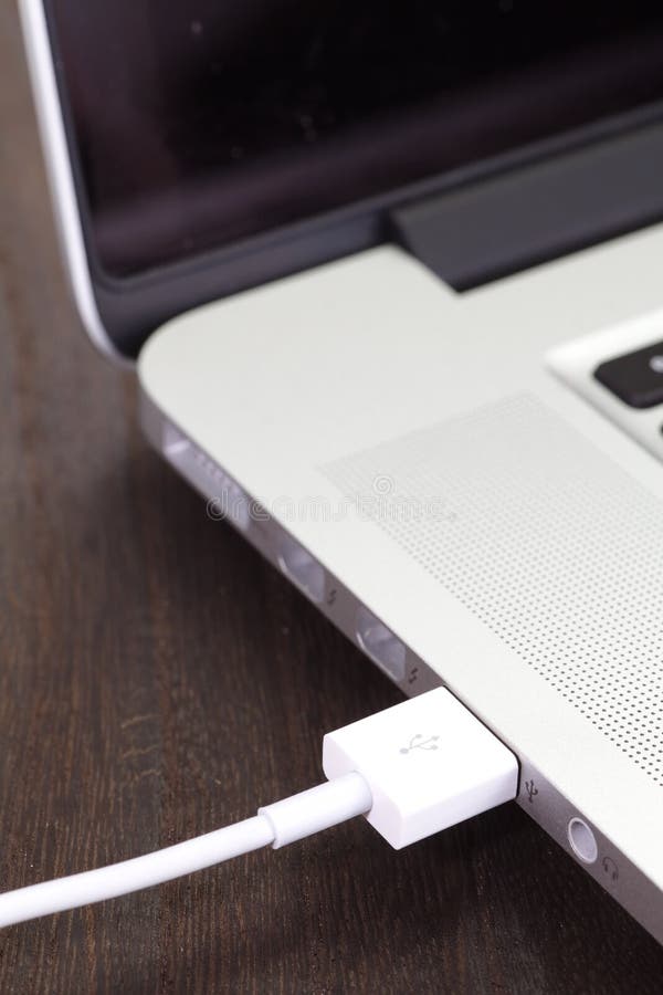 USB cable port stock image. Image of computer, technology - 46292779