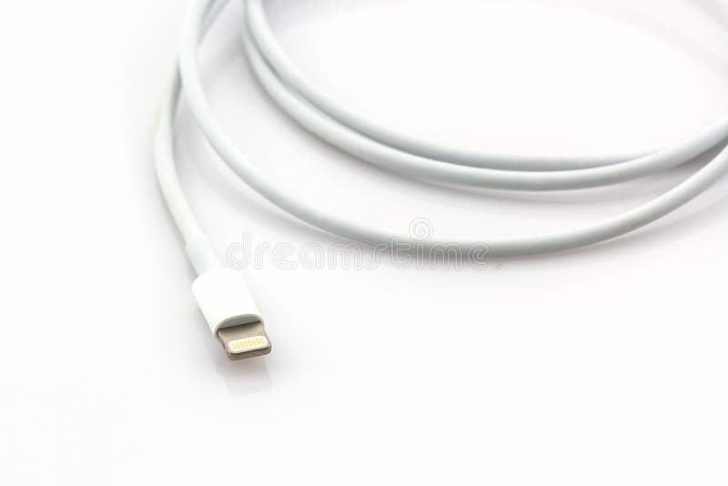 USB cable for smartphone. stock image. Image of connector - 65337063