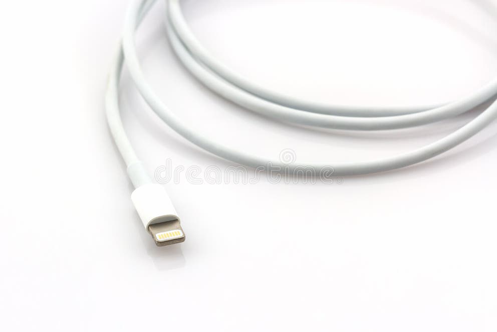 USB cable for smartphone. stock image. Image of connector - 65337063