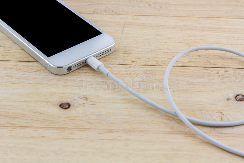 USB cable for smartphone. stock photo. Image of connect - 65337090