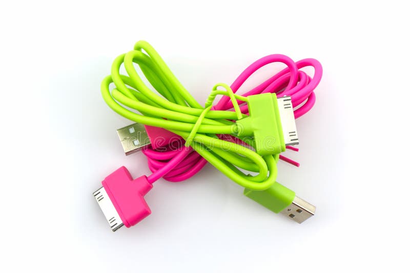 USB cable for smartphone. stock photo. Image of hardware - 73312588