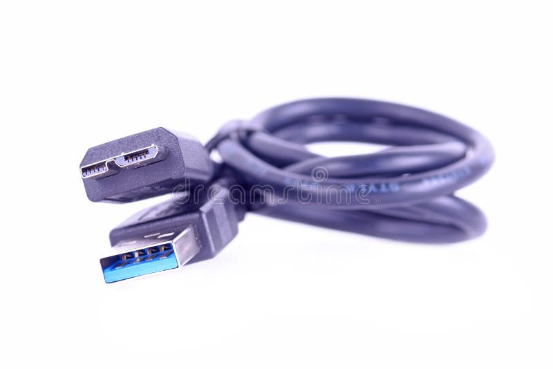 Usb3 cable stock photo. Image of card, metal, connector - 34343046