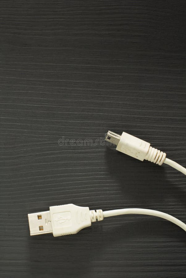 Usb cable on table stock image. Image of blue, connection - 66073755